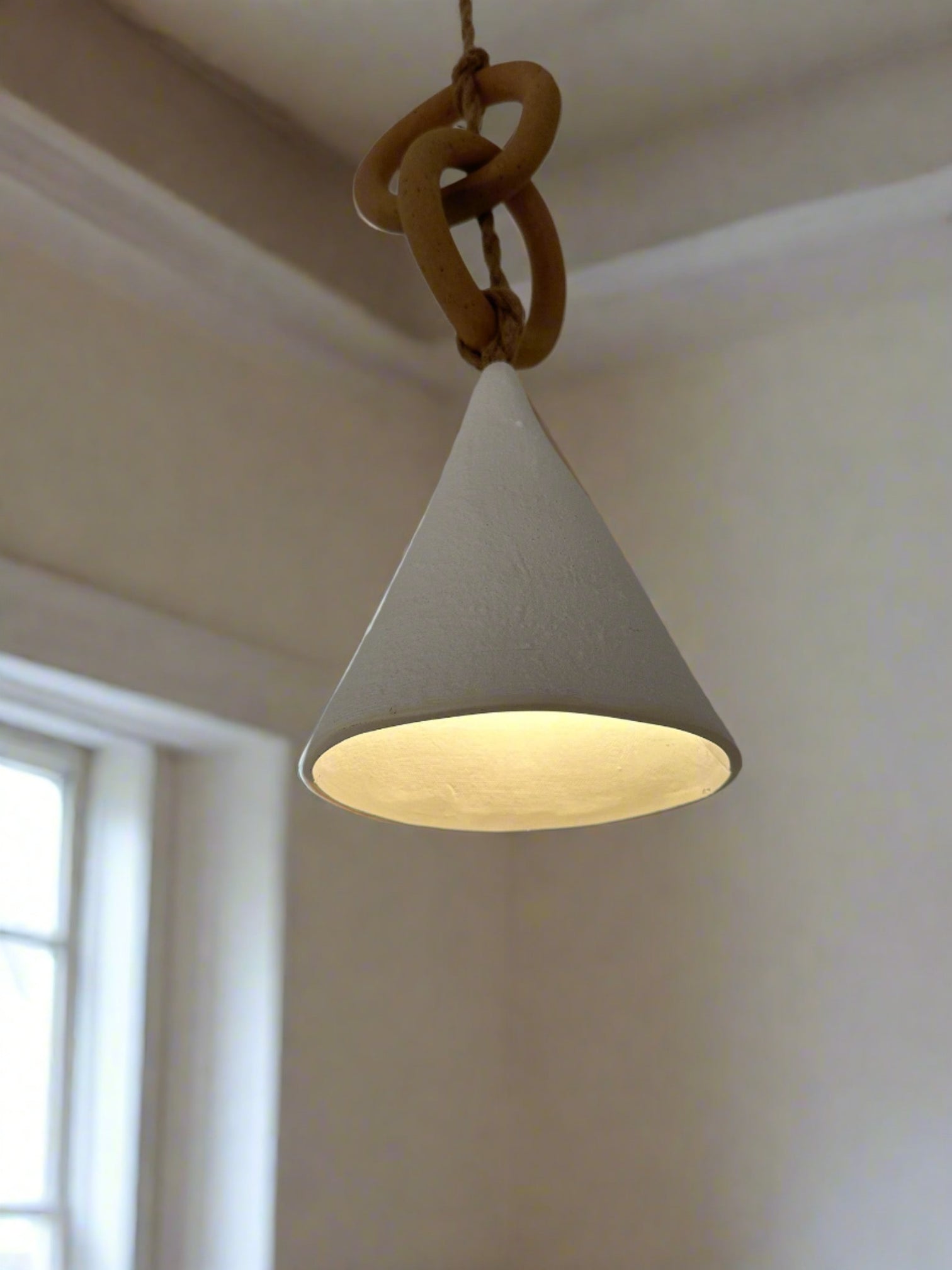 Customizable Loops Clay Pendant Lighting - MuddyHeart