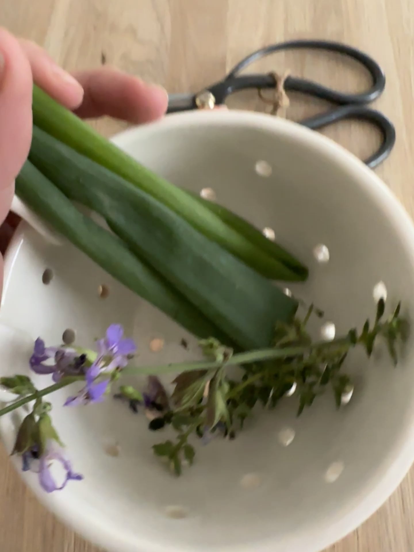 Handmade Ceramic Berry Bowl Handheld Colander – MuddyHeart