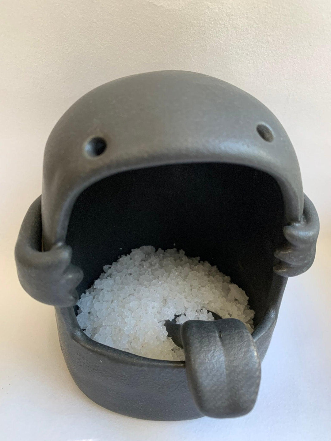 Ceramic Salt Monster Salt Cellar Simon Salt Container - MuddyHeart