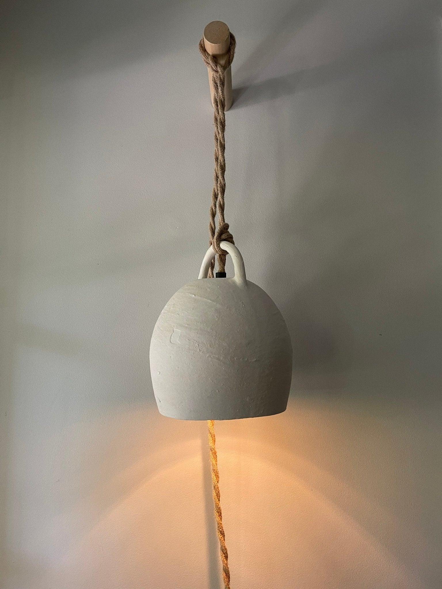 Customizable Bell Clay Pendant Lighting - MuddyHeart