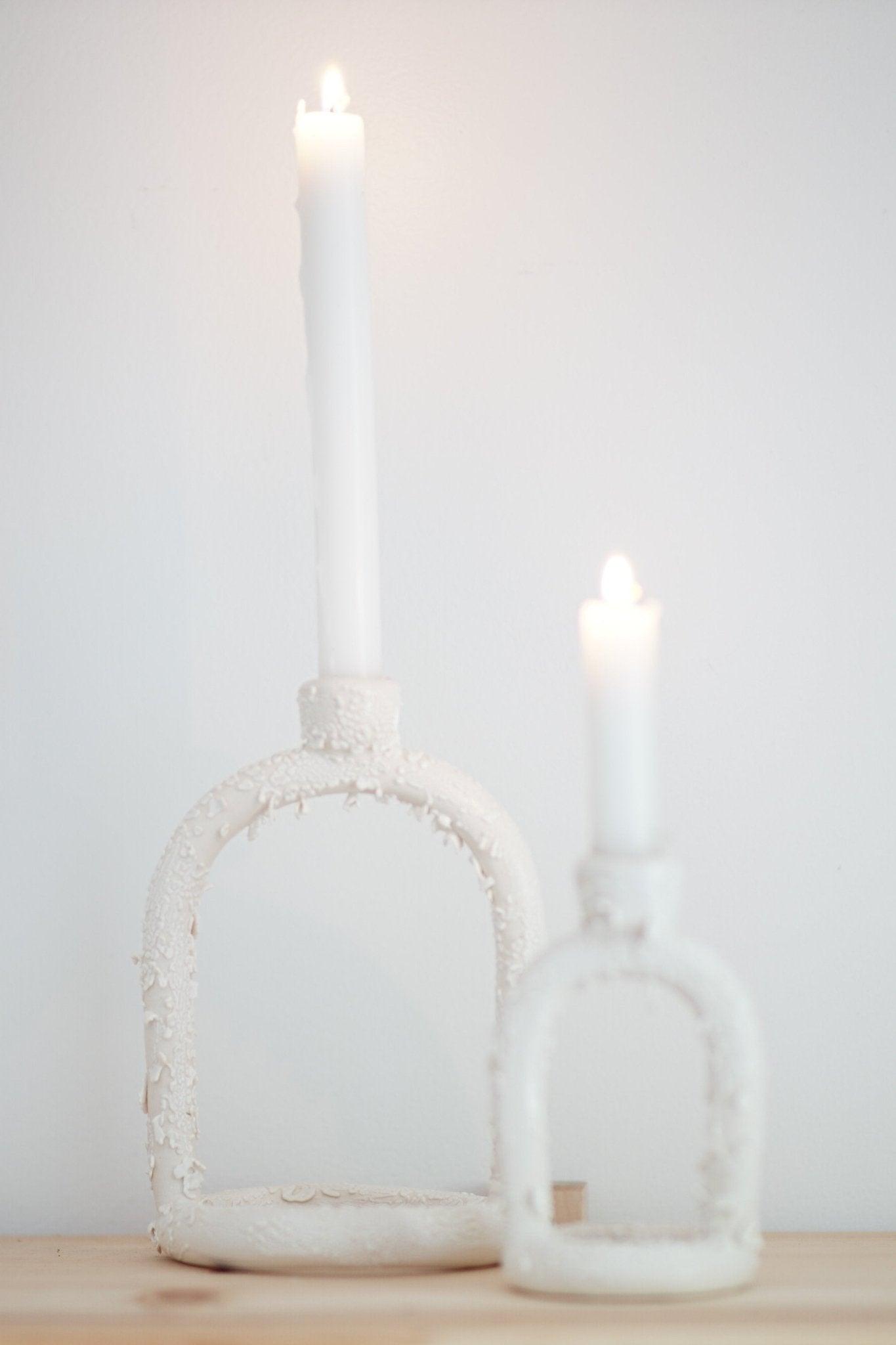 Handmade Modern Minimal Arc Candlesticks - MuddyHeart